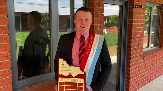 Elders agent James Gadd wins Victoria’s young auctioneer title