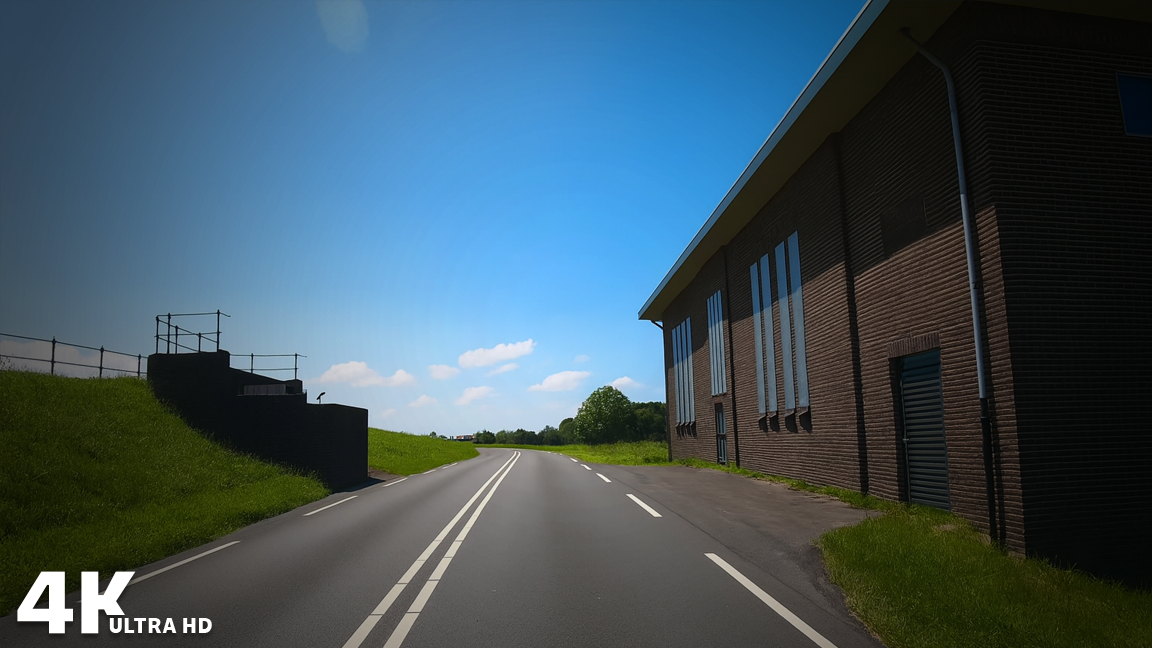 Tour en auto por Marken – Isla bajo el nivel del mar en Países Bajos (4K)