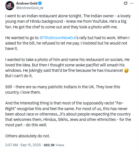 Indians in UK are patriotic: British journalist's viral post amid anti ...