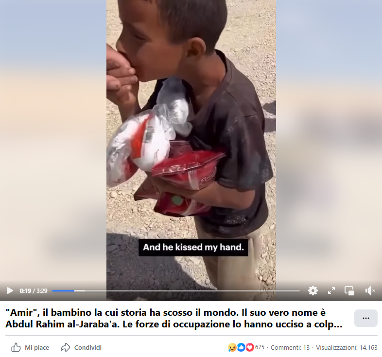 La storia falsa di Amir ucciso dall’IDF: è vivo e si chiama Abdul