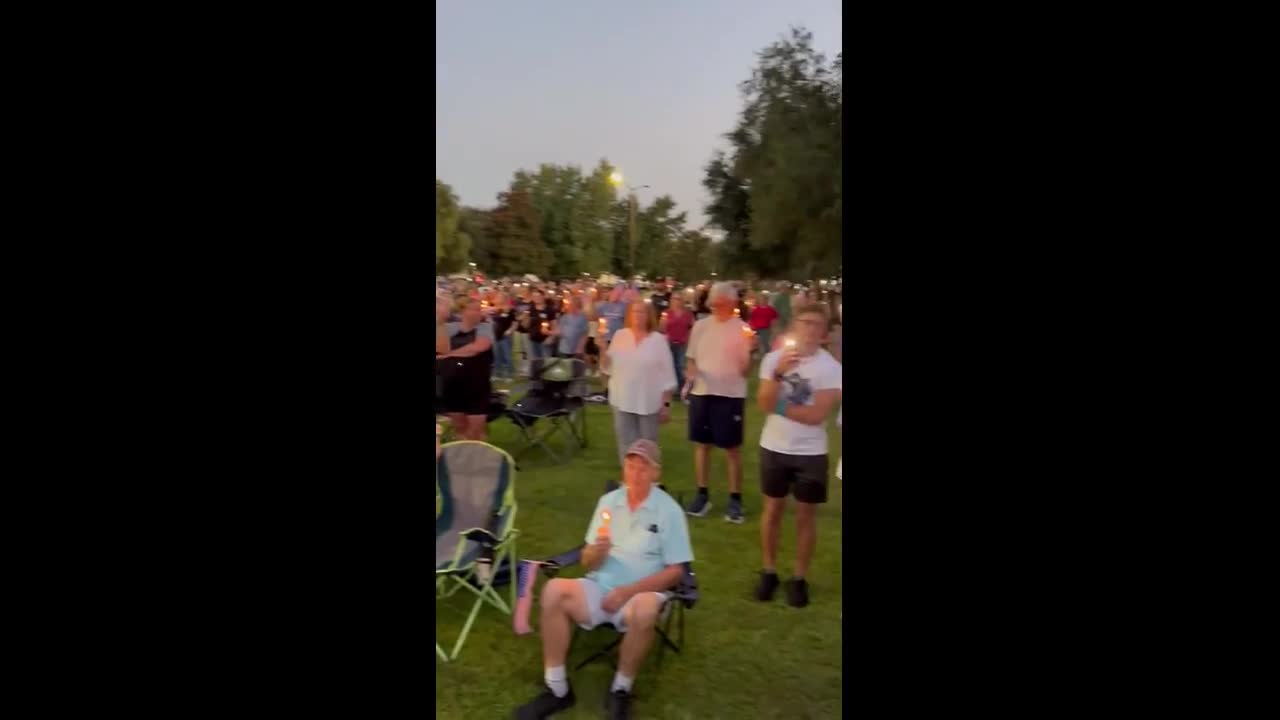 Vigil for Charlie Kirk in Foley, Alabama, USA