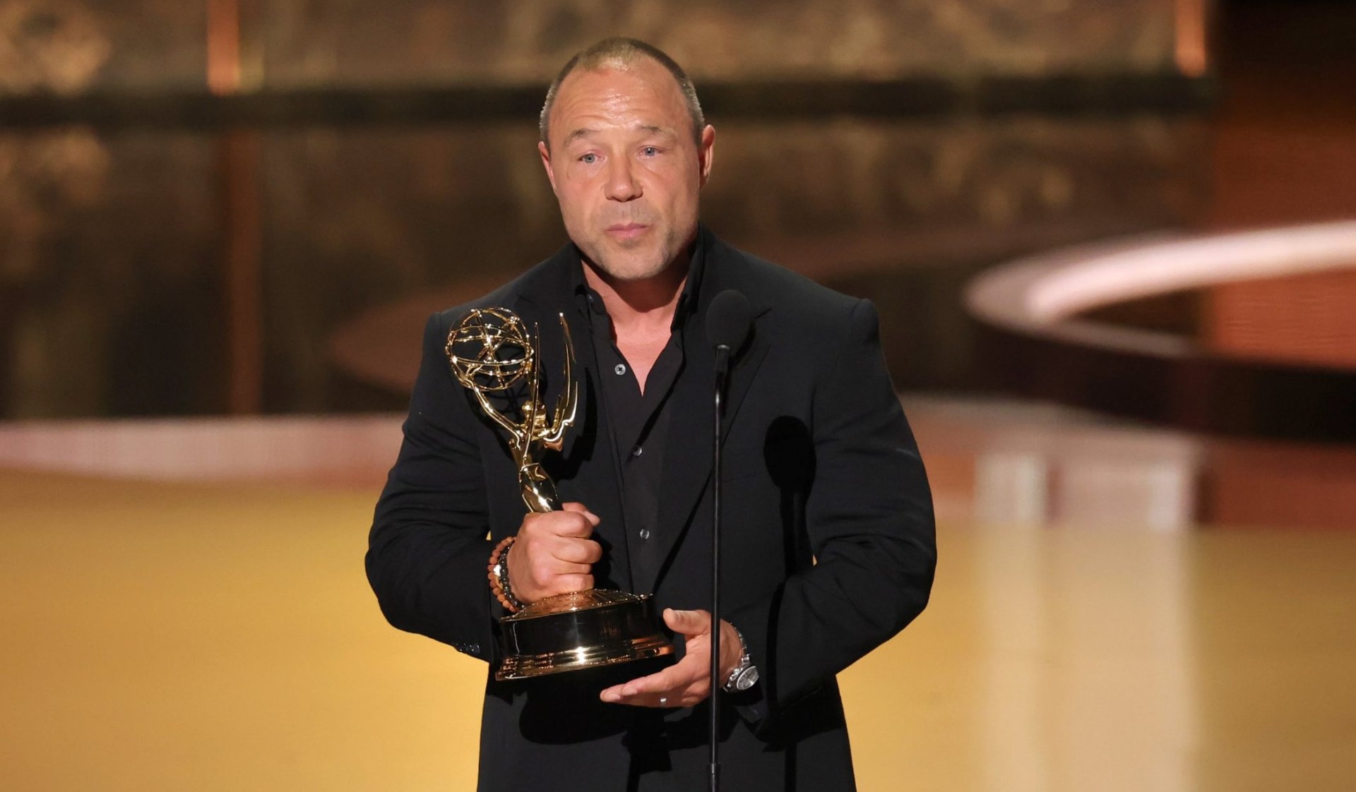 Stephen Graham's tearful tribute to wife at Emmys
