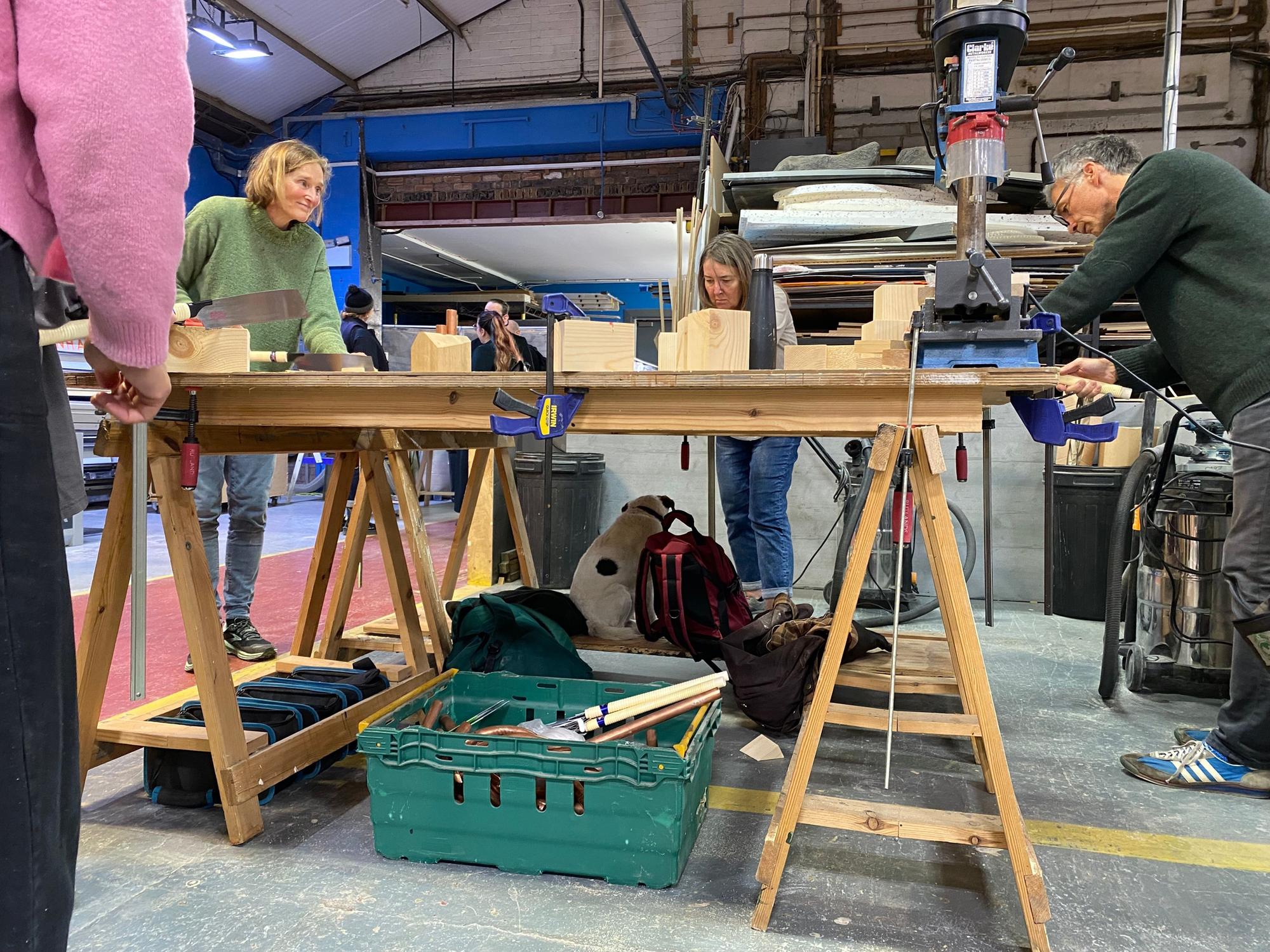 The doors are open at Edinburgh Open Workshop