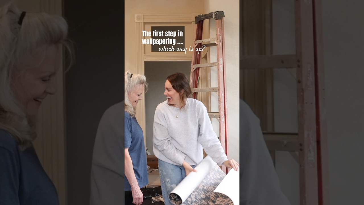 Wallpaper project that teaches patience and creative DIY skills