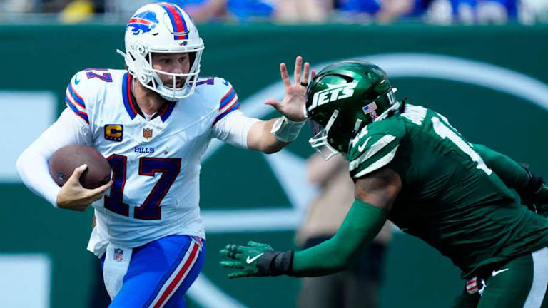 Josh Allen 'proud' of Bills' teammates in lifting MVP QB vs Jets