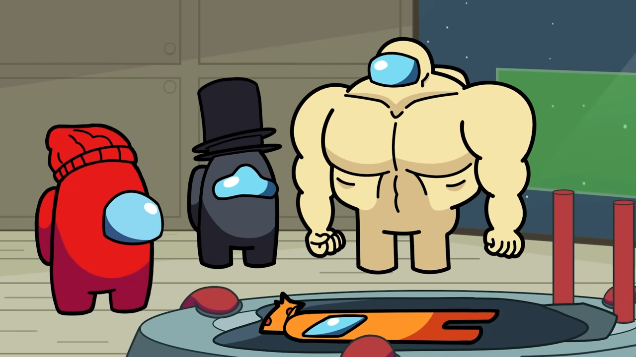 BUFF IMPOSTOR in Among Us Logic Animation!