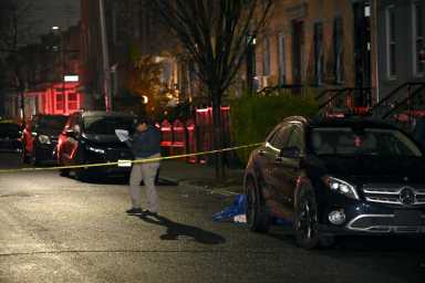 Bronx shooting: Masked trio guns down two people outside apartment building