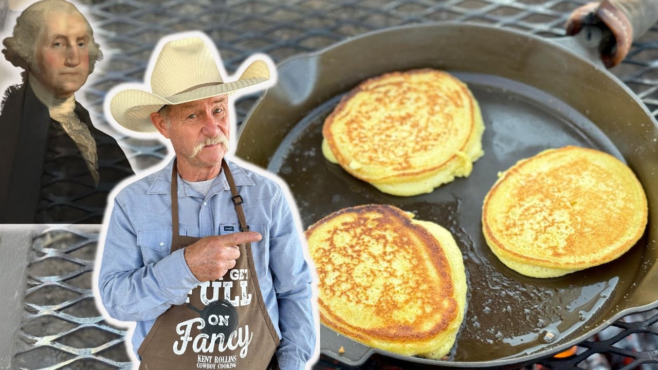 Making George Washington's Favorite Dish - Hoecakes and Johnny Cakes