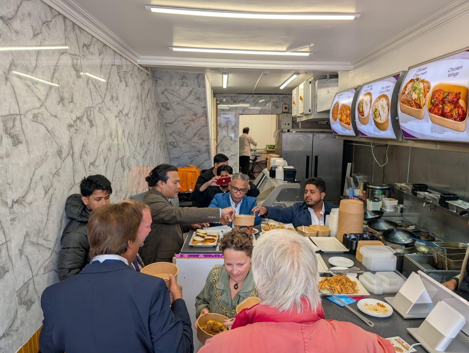 Platinum Champion attends Tuk Tuk grand opening in Hastings