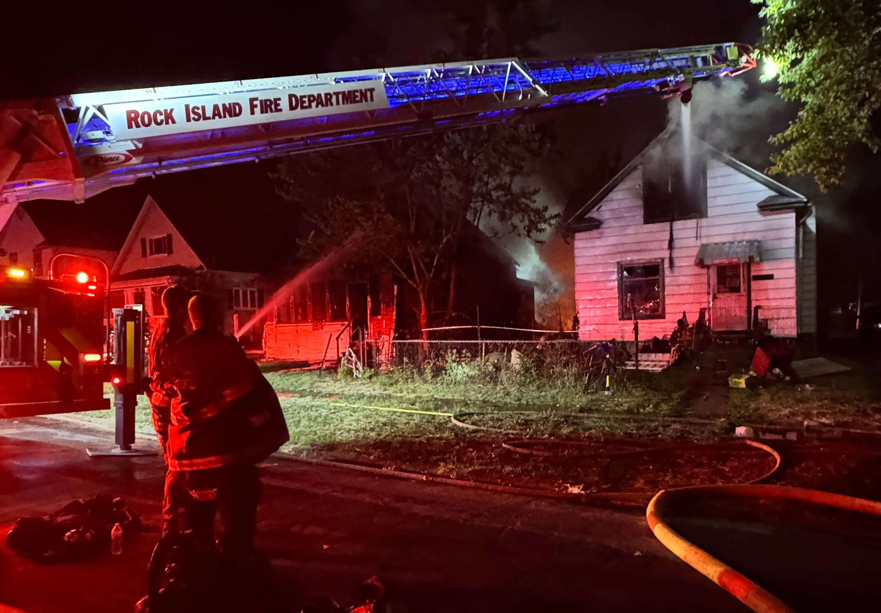 Hoarding situation causes difficulty as crews fight house fire