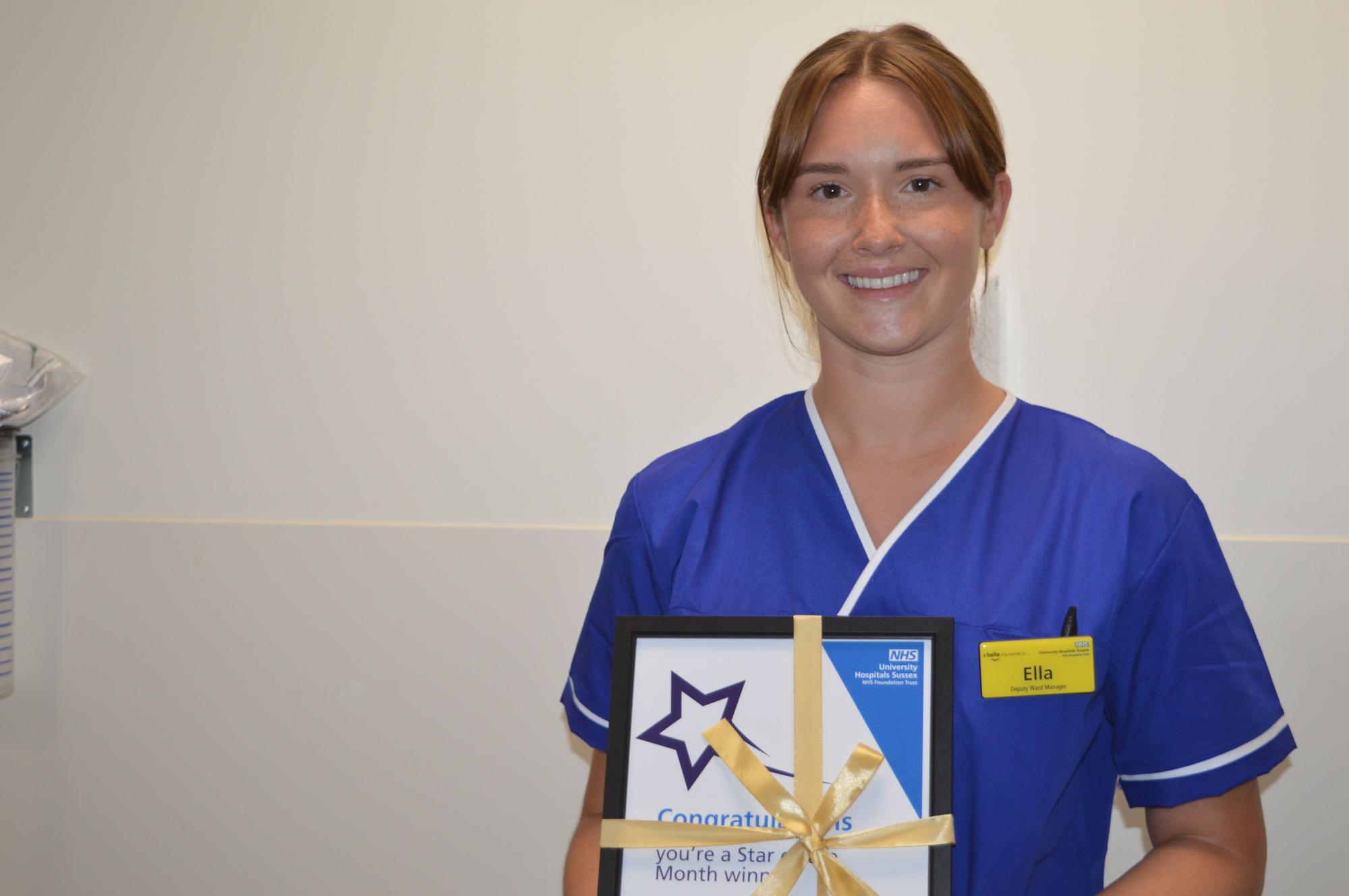 Worthing ward manager honoured for making a patient’s final wish come true