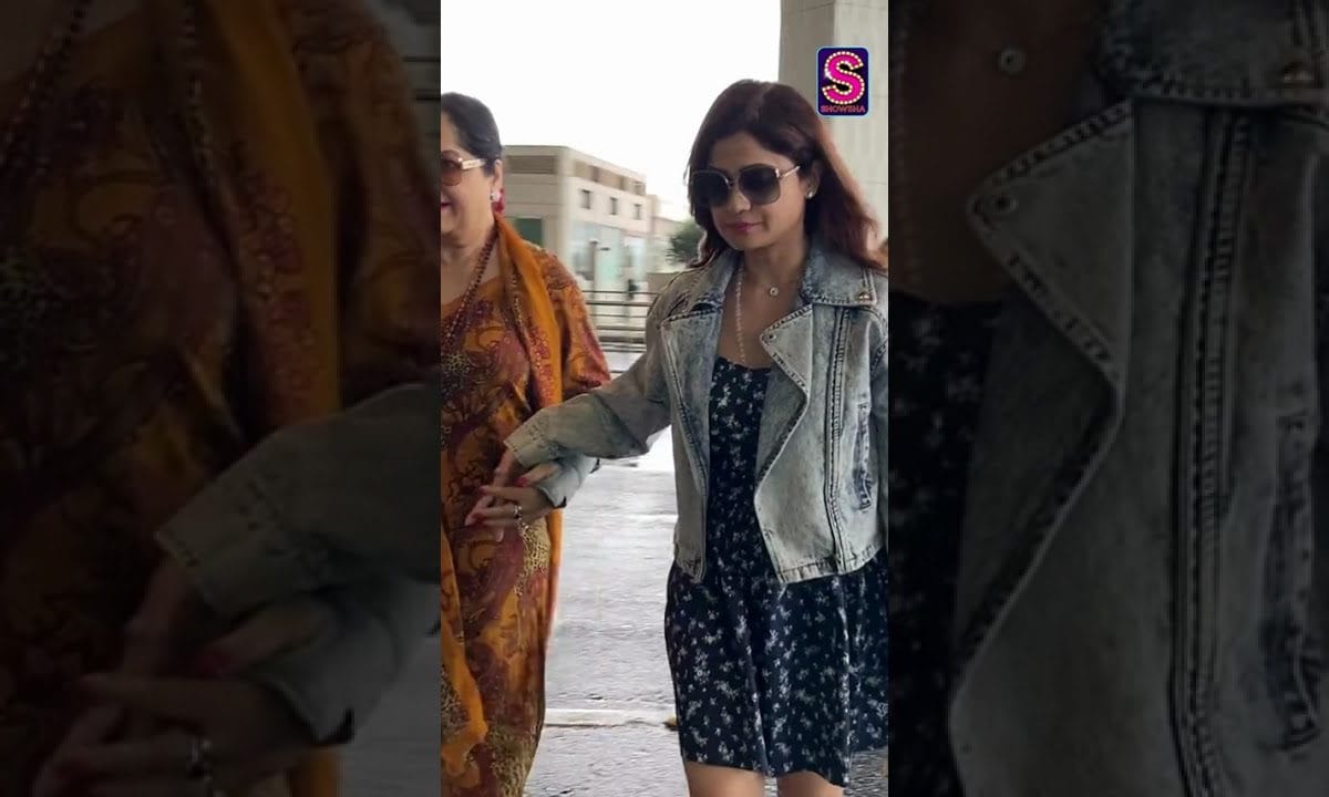 Shamita Shetty Spotted At Airport With Her Mom As They Jet Off Together ...