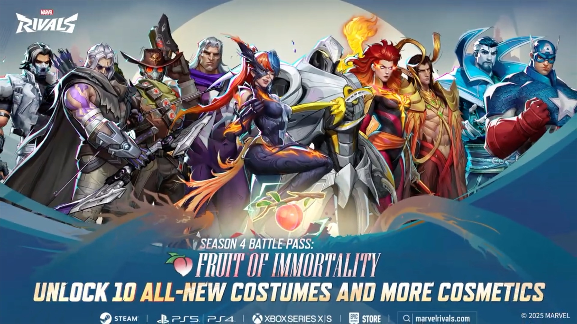 Marvel Rivals Official Fruits of Immortality Season 4 Battle Pass Trailer