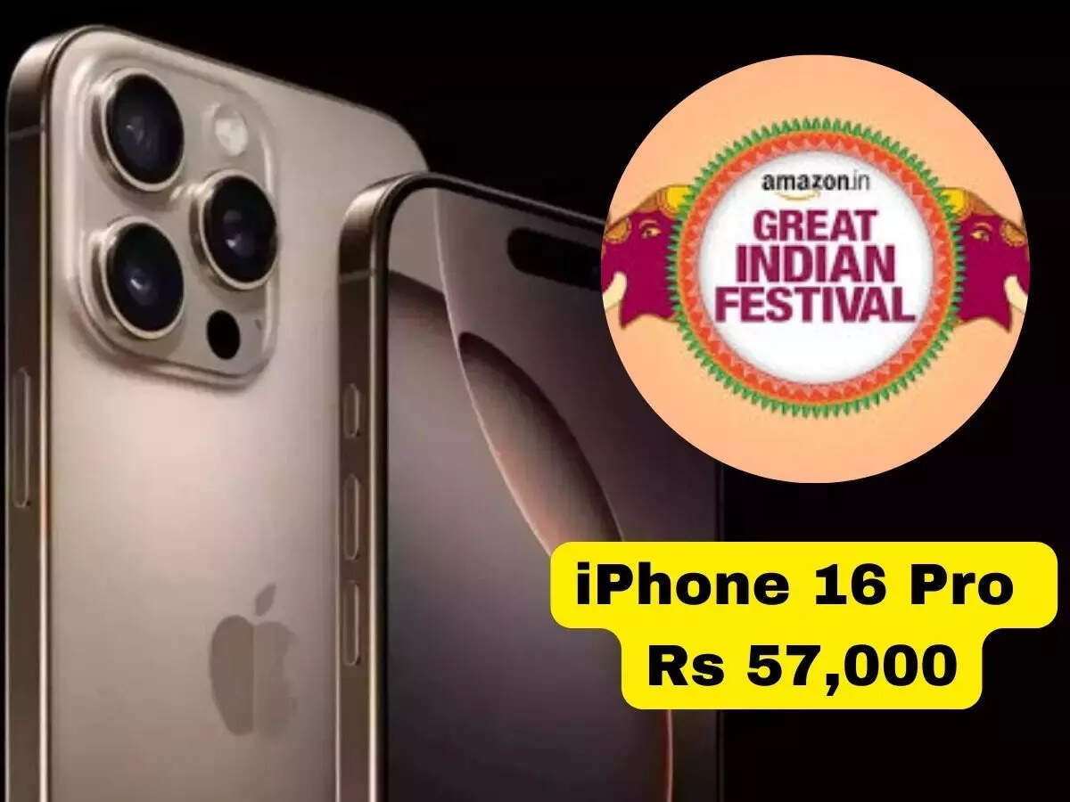 iPhone 16 Pro at Rs 57,000 during Amazon Great India sale: Check how to ...