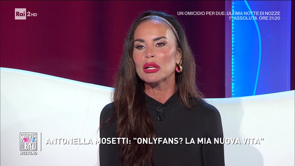Antonella Mosetti: "Mi hanno filmata nuda" - Storie al bivio Weekend 13 ...