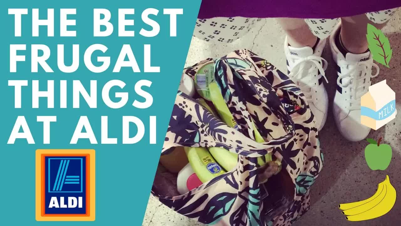 The best things at ALDI - top 10 frugal foods - shop with me