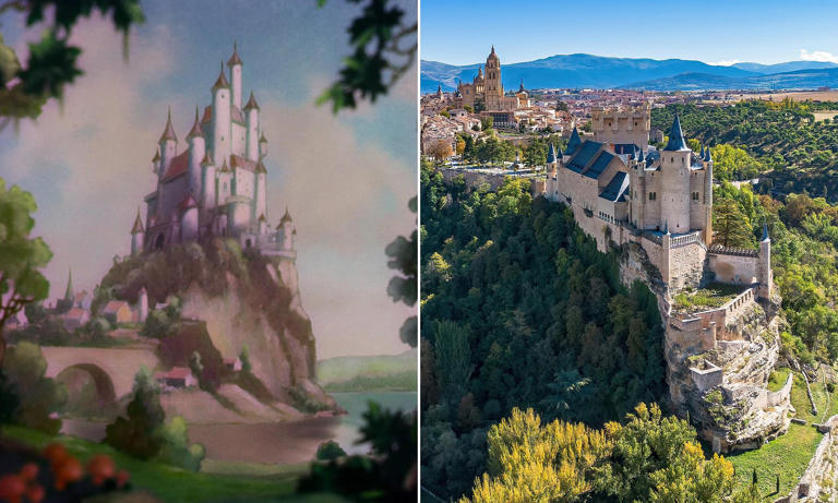 Revealed: The real-life versions of animated Disney movie locations you ...