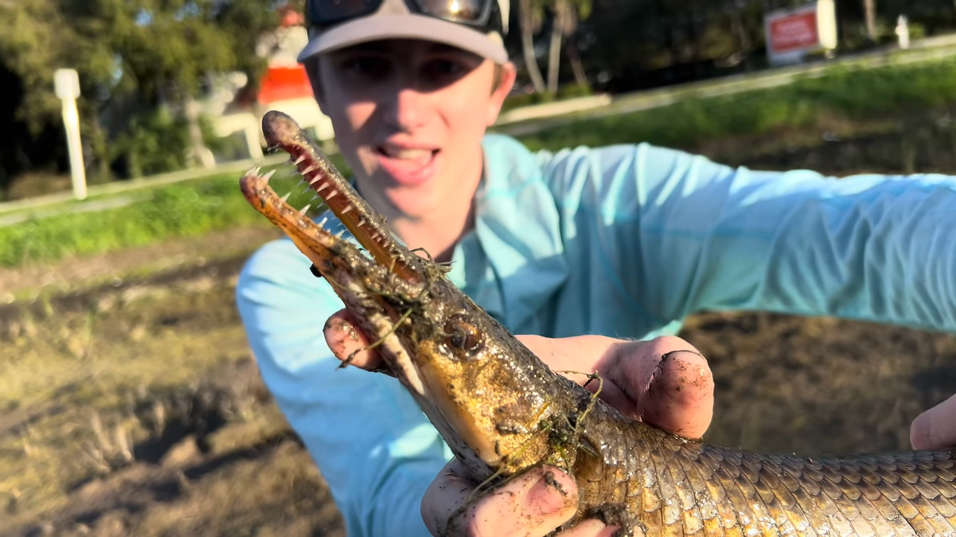 Rescuing Stranded Fish Stuck in Thick Mud