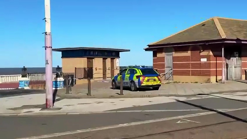 A police cordon has been put in place at a public toilet in central ...