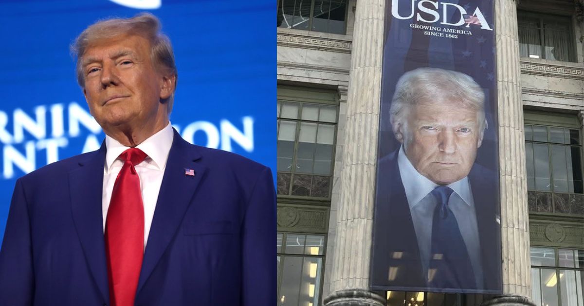 Giant $50K Trump Banners Cover DC Buildings – Draws Fury Over ...