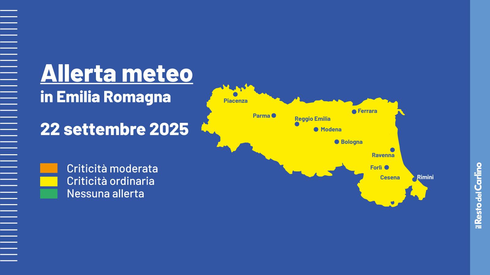Temporali forti e vento, ecco il maltempo in Emilia Romagna: scatta l ...