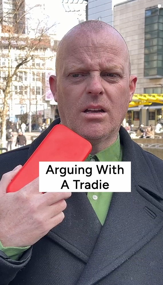 Prank Call Turned Into a Debate With a Tradie