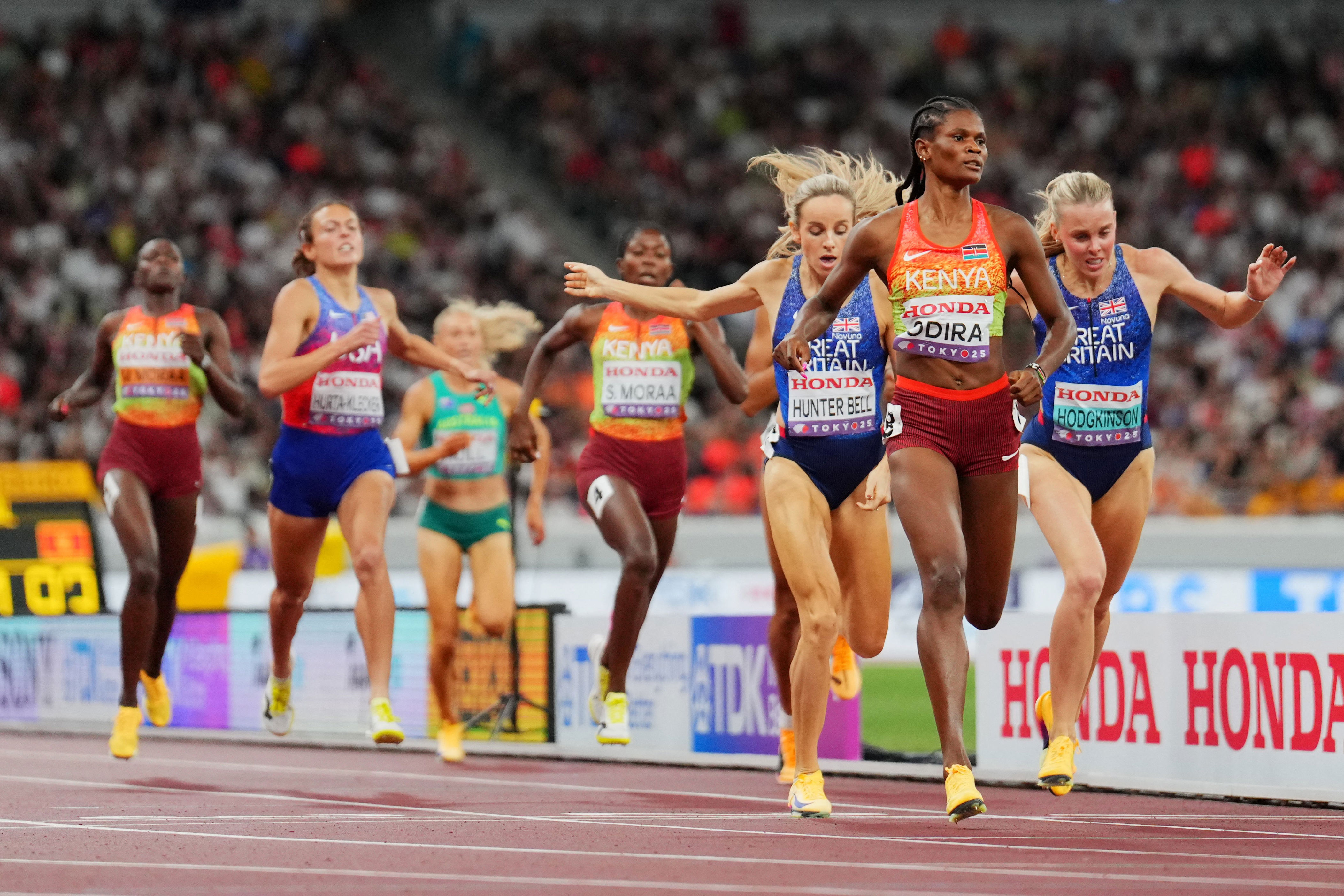 World Athletics Championships live: Keely Hodgkinson beaten to 800m ...