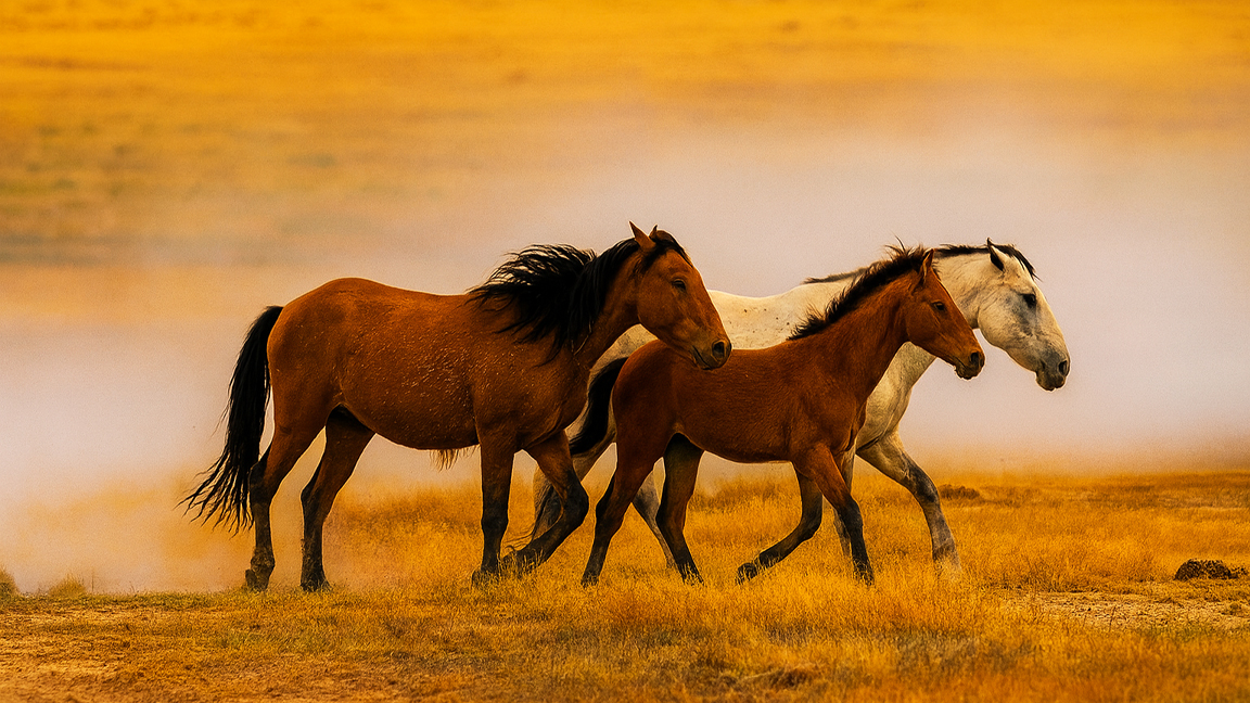 Wild Horses Running Free – Cinematic Nature in 4K
