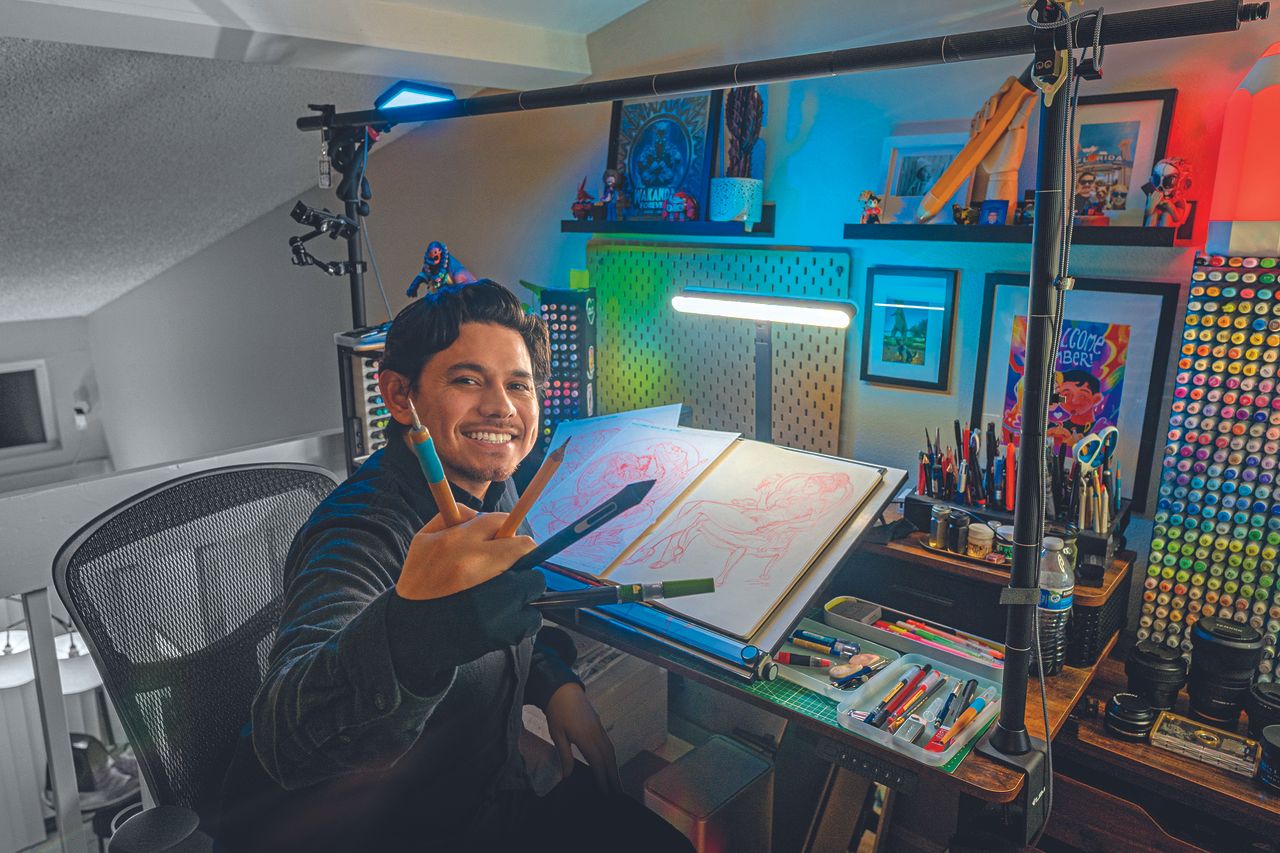 Create an art studio you want to come back to, not just one that looks ...