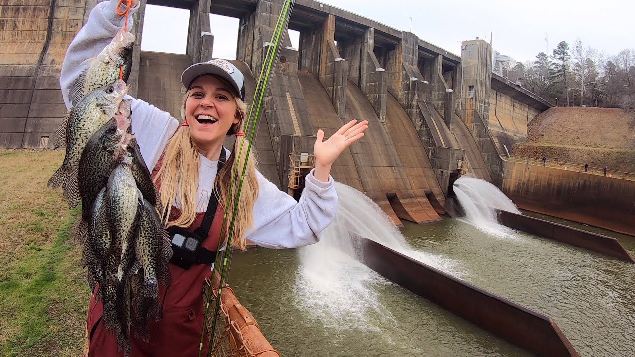 Nervous fishing at giant spillway proves thrilling again