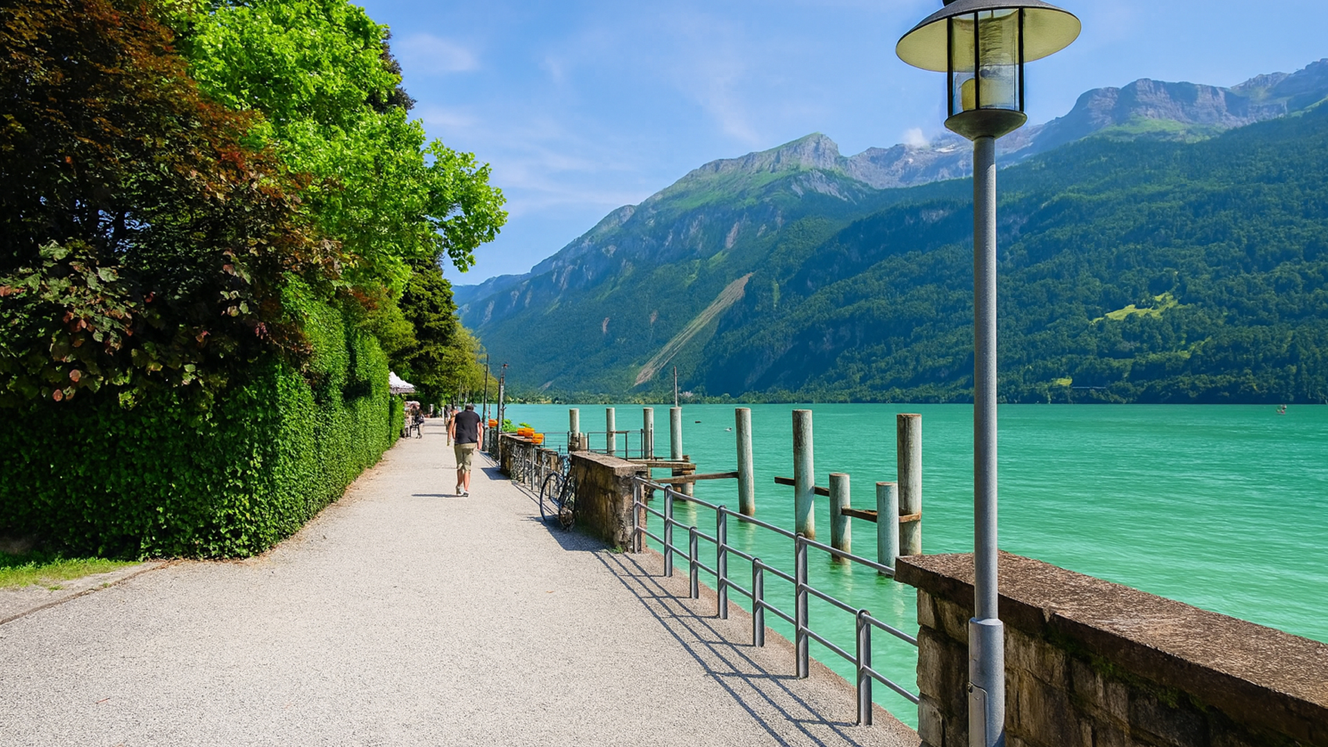 Lago Brienz Suíça, Brienzersee (4K)