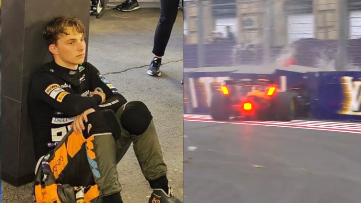 Heartbreaking! Championship Leader Oscar Piastri Crashes On Lap 1 Of ...