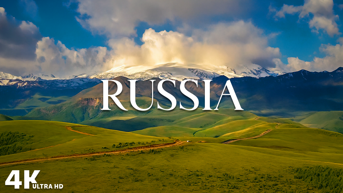 Rússia Vista de Cima – Montanhas, Rios e Florestas em 4K