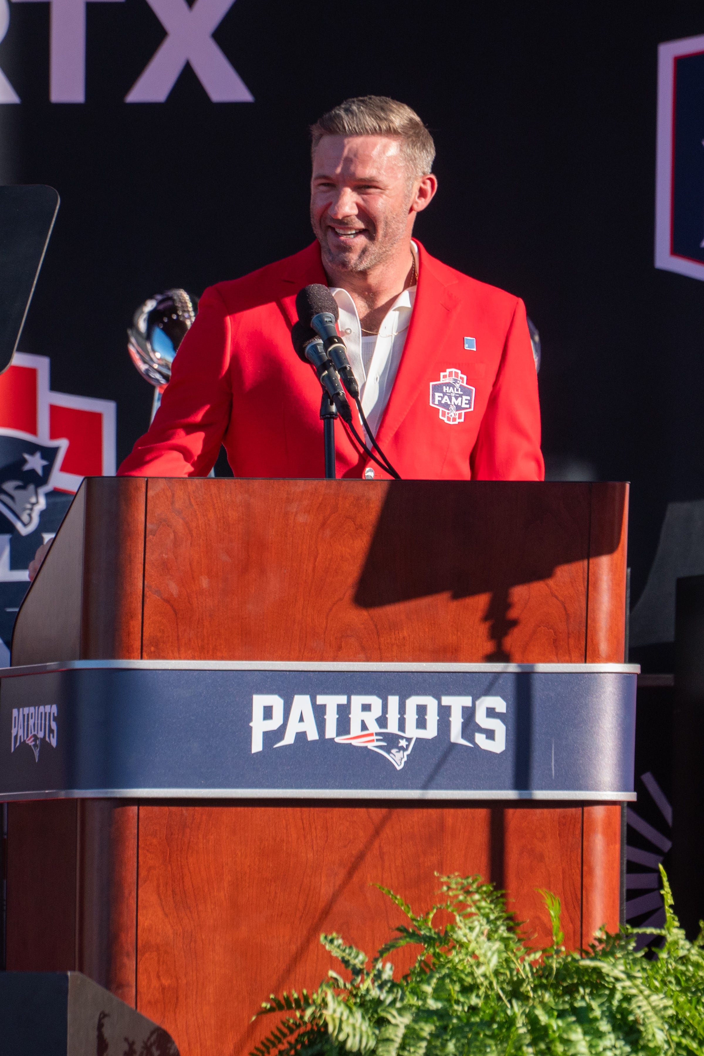 Bill Parcells and Julian Edelman's Patriots' Hall of Fame ceremony ...