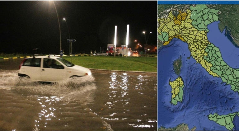 Allerta meteo domani 22 settembre 2025 in 9 regioni per forti temporali, grandinate e fulmini ...