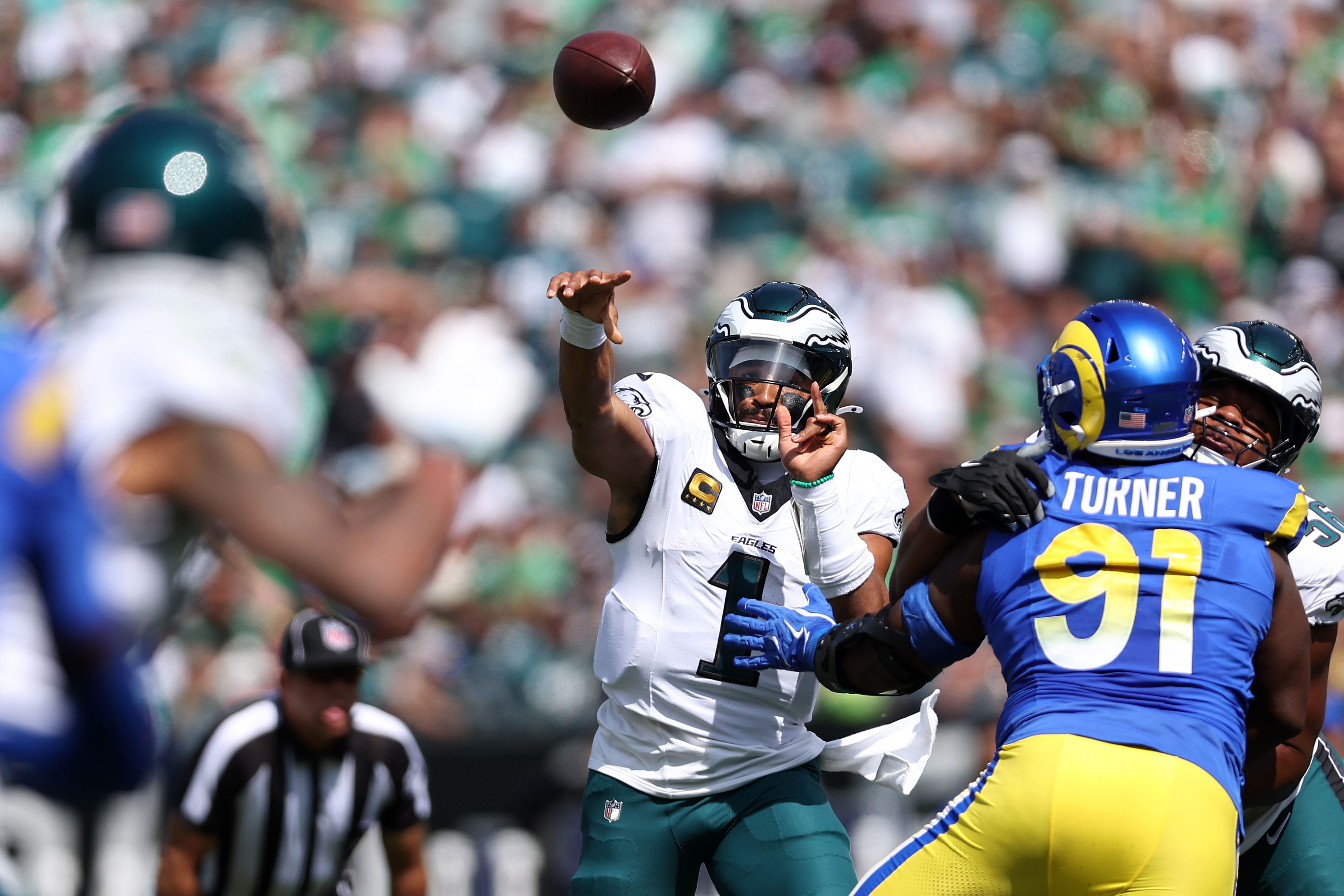 Eagles vs. Rams highlights: Jordan Davis' blocked field goal at buzzer ...