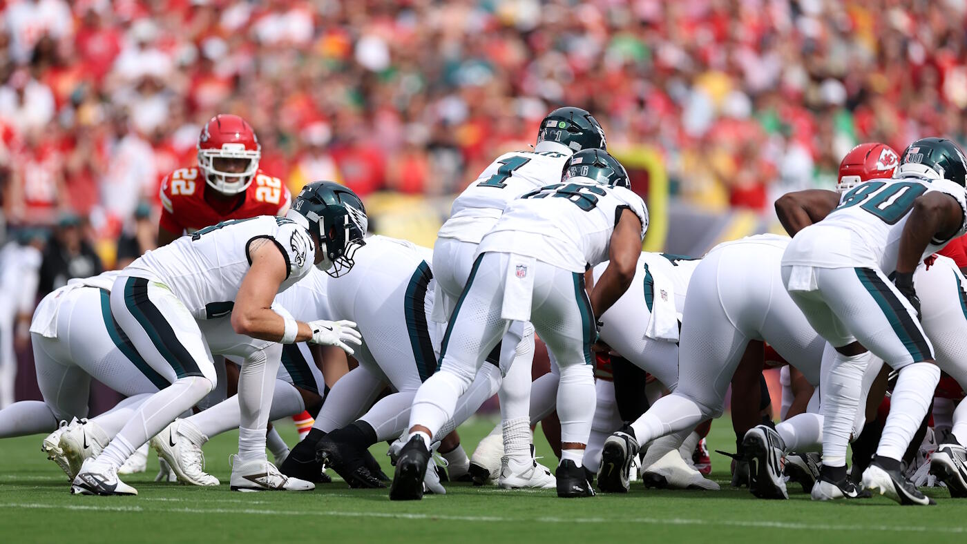 Eagles appear to get away with false start on Tush Push against Los ...