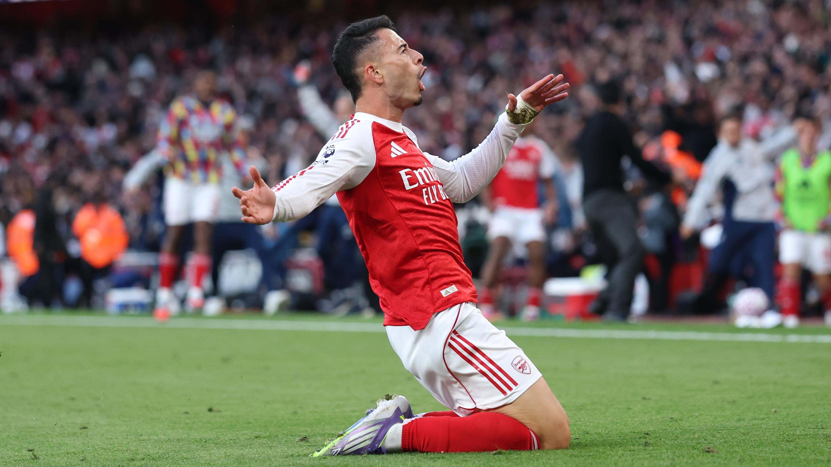 Gabriel Martinelli rescues point for Arsenal with last-gasp goal ...
