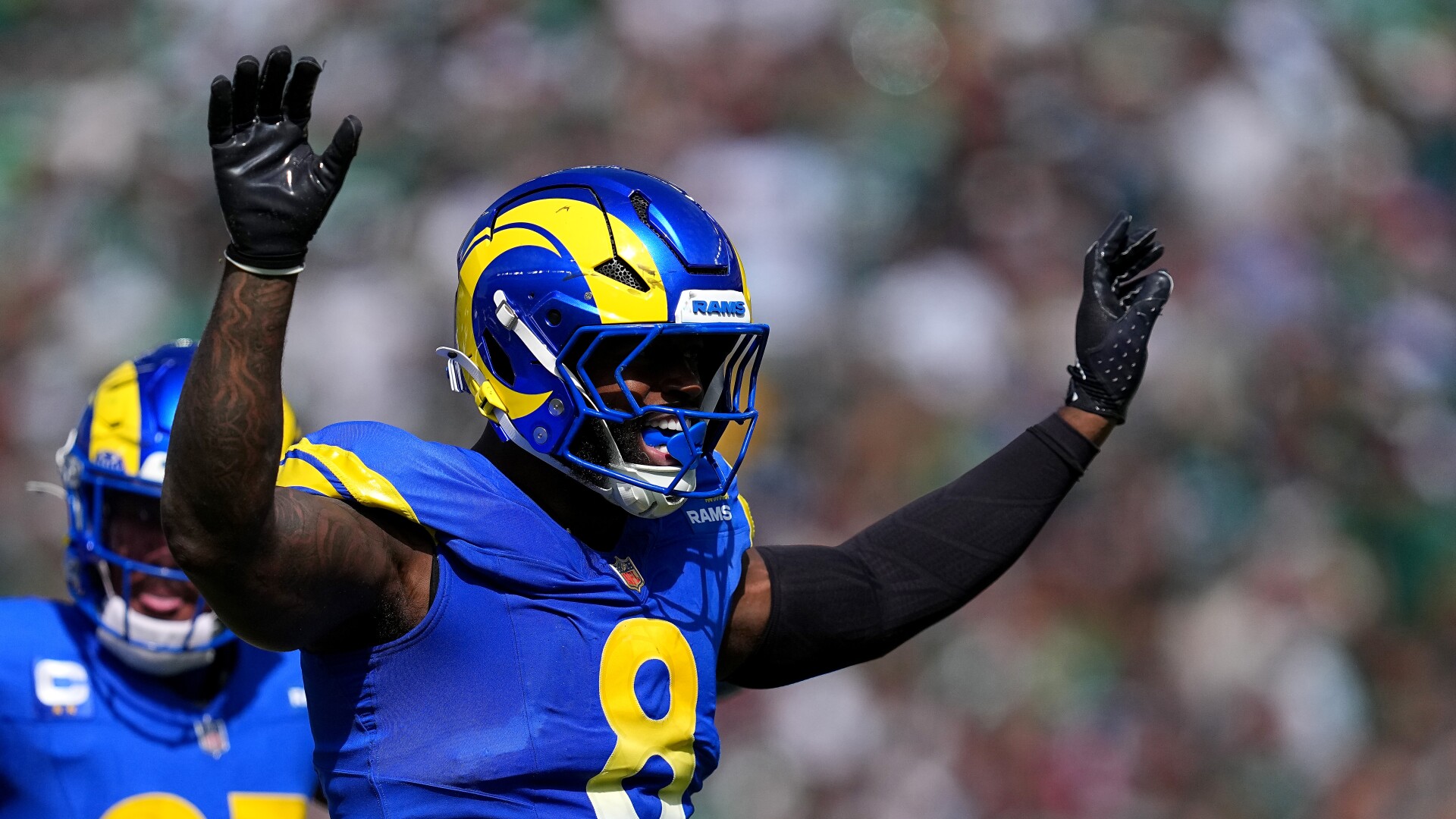 Jared Verse strip-sack on Jalen Hurts leads to Rams TD, L.A. leads 26-7