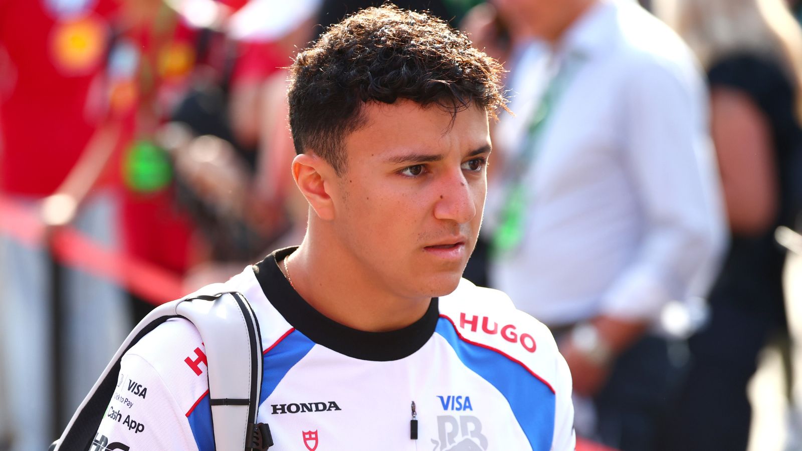 GP d'Azerbaïdjan de F1 - la réaction d'Isack Hadjar à l'arrivée de la ...