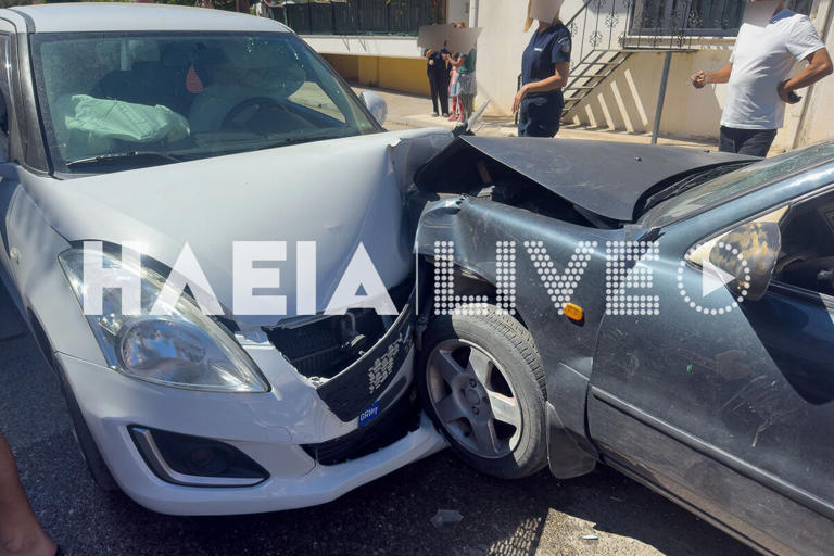 Τροχαίο στον Πύργο: Καραμπόλα τριών αυτοκινήτων με έναν τραυματία