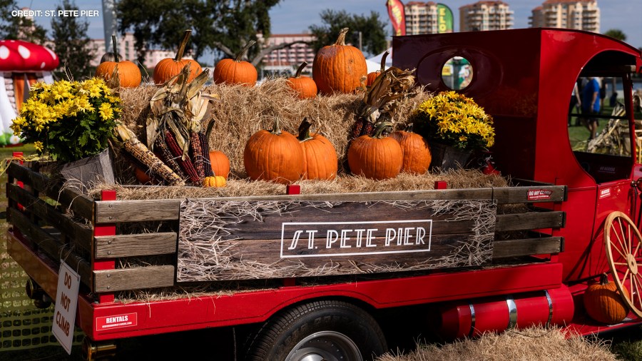 Fall festivities, pumpkin patch return to St. Pete Pier in October