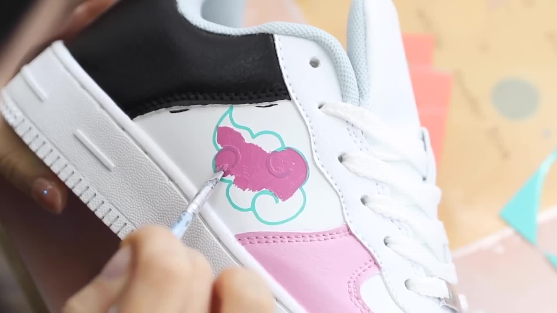 Tina tries sneaker customization!