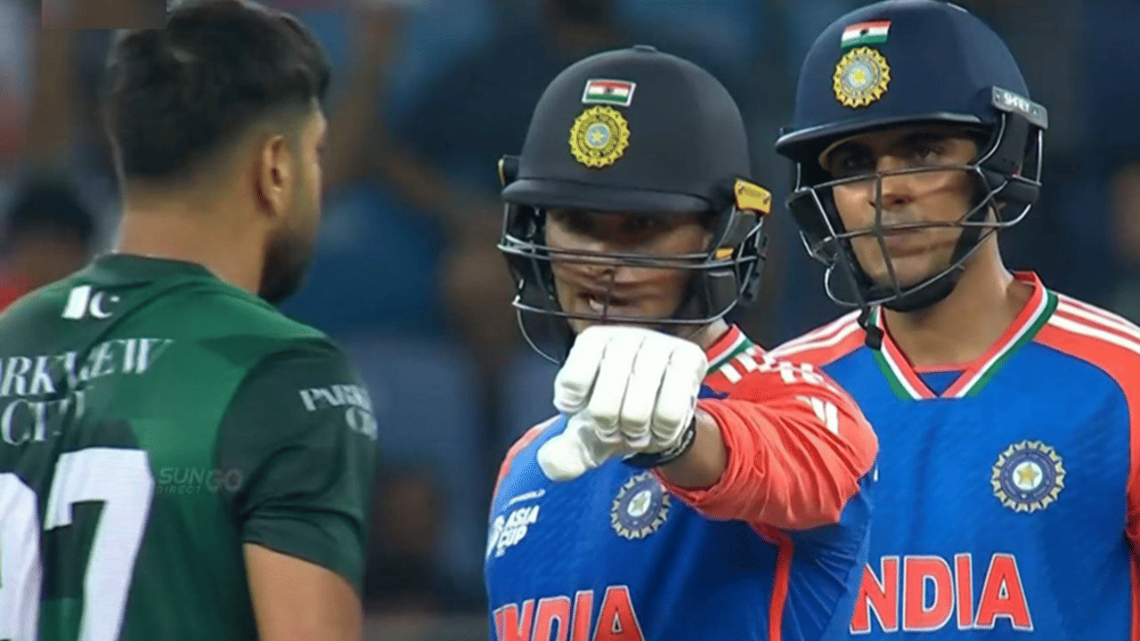 WATCH: Abhishek Sharma involved in fiery exchange with Haris Rauf ...