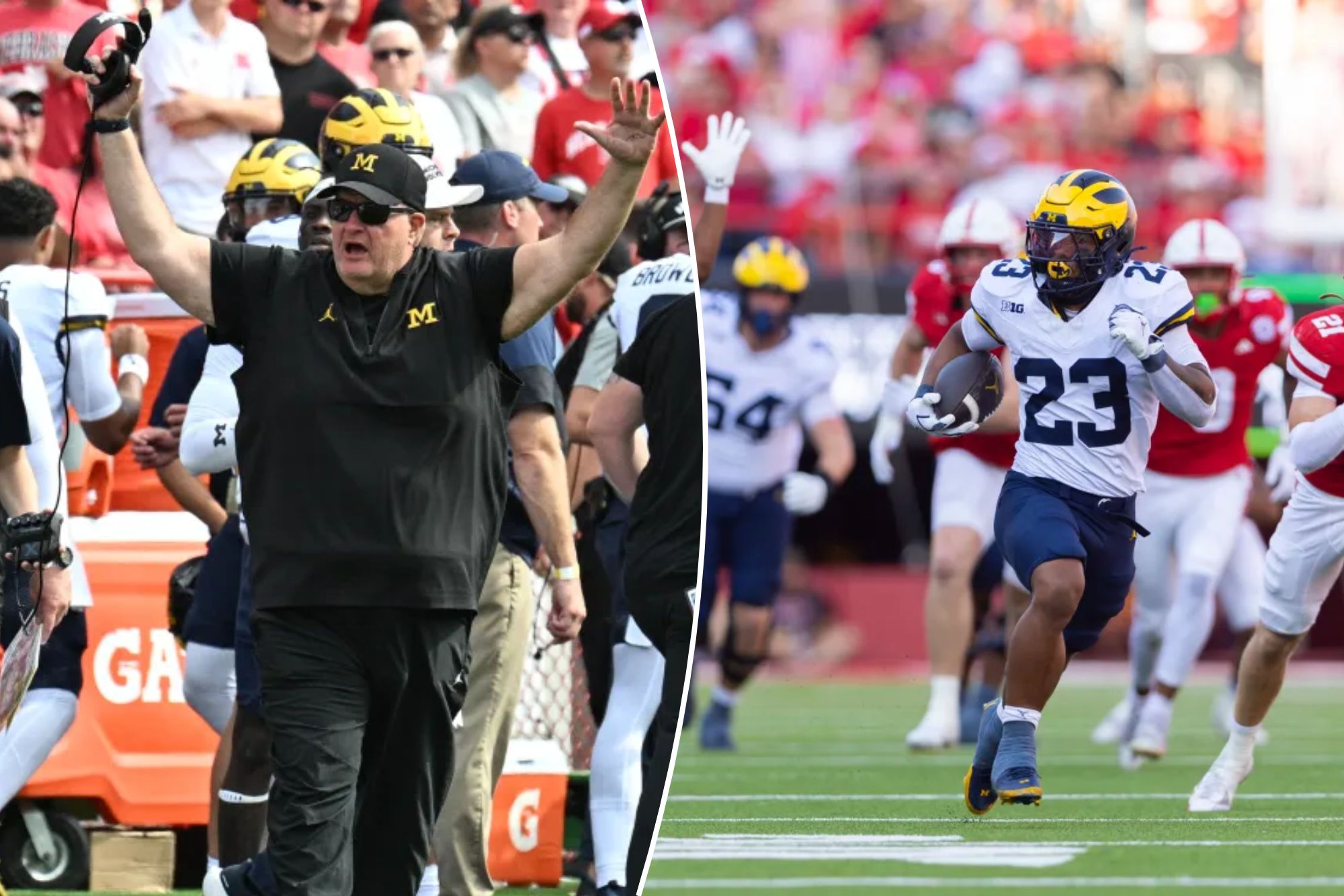 Michigan interim head coach Biff Poggi knew exactly how he wanted to ...
