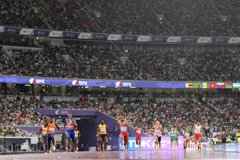 Canadian men's 4x100-metre relay team takes silver at world athletics ...