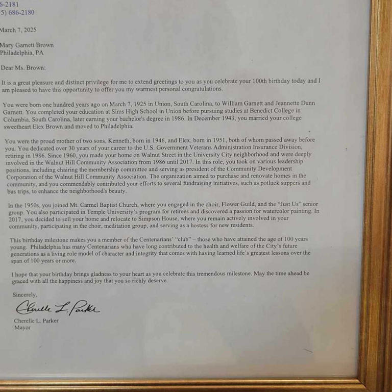 Mary Brown, 100, Shares Secrets To Long, Happy Life