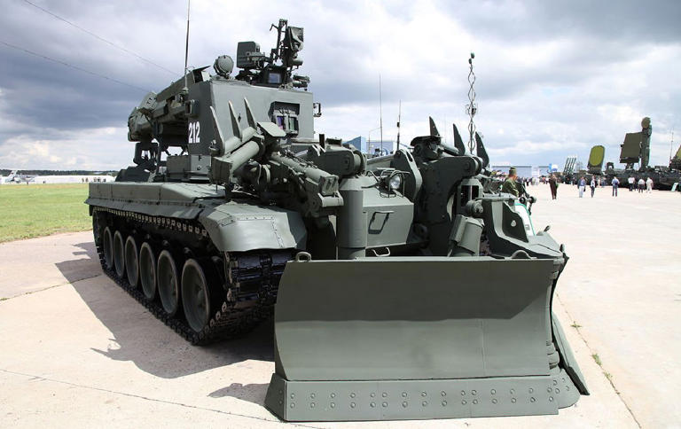 Ukrainian defenders show how they destroyed Russia's tracked 'terminator'
