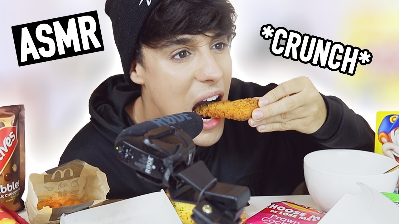 Extremely Crunchy Food ASMR Mukbang
