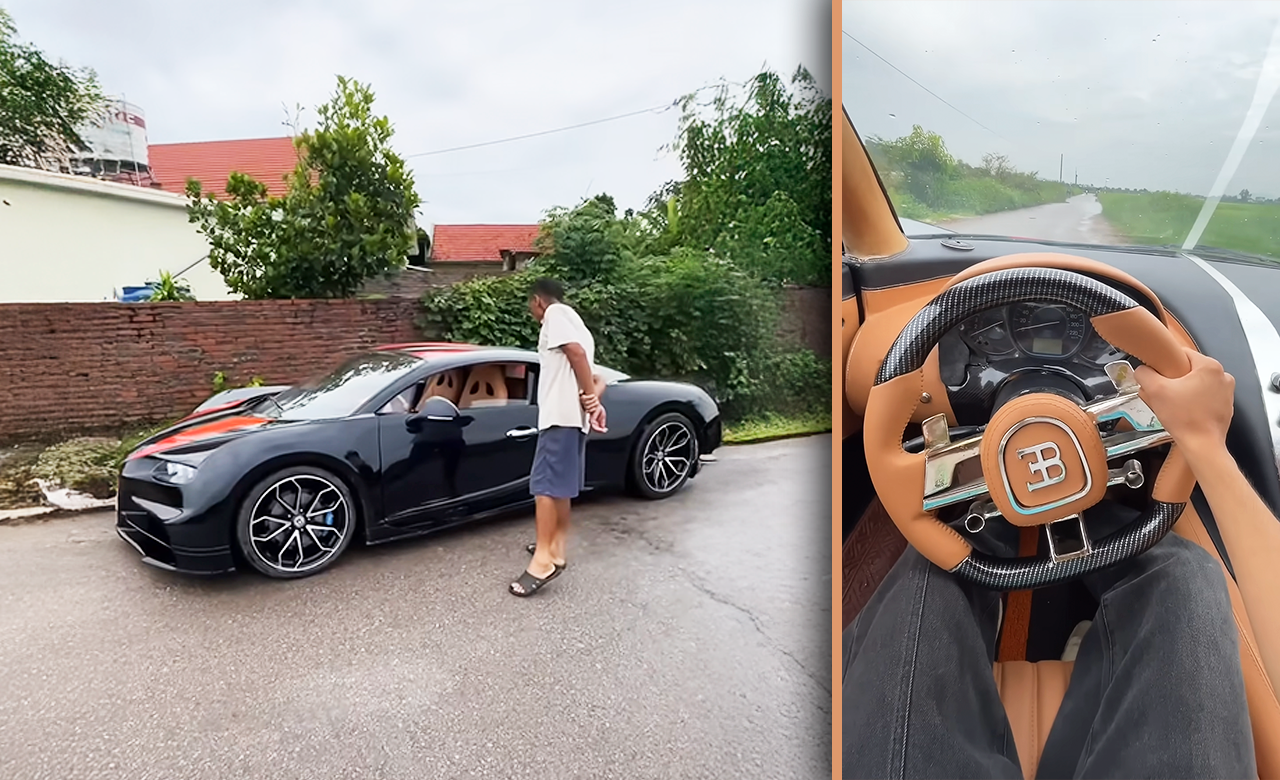 Test driver Bugatti Chiron